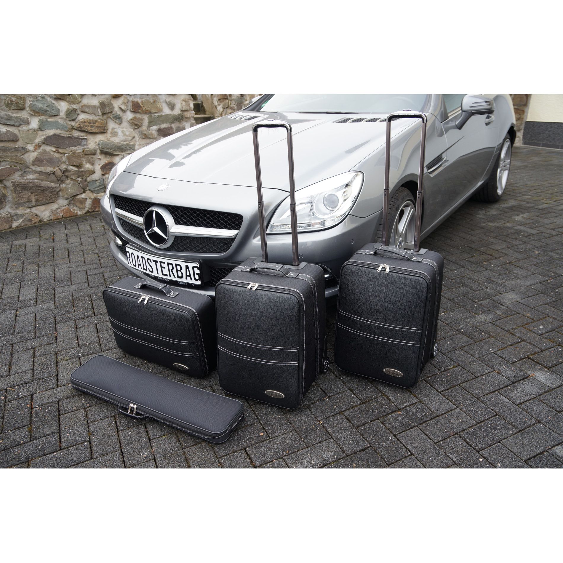 Roadsterbag Mercedes SLK (R172) + SLC (EU) Kofferset Kofferraum 4-tlg.